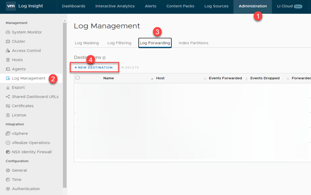 Forward specific logs from VMware vRealize Log Insight (vRLI) to Splunk | AskAresh