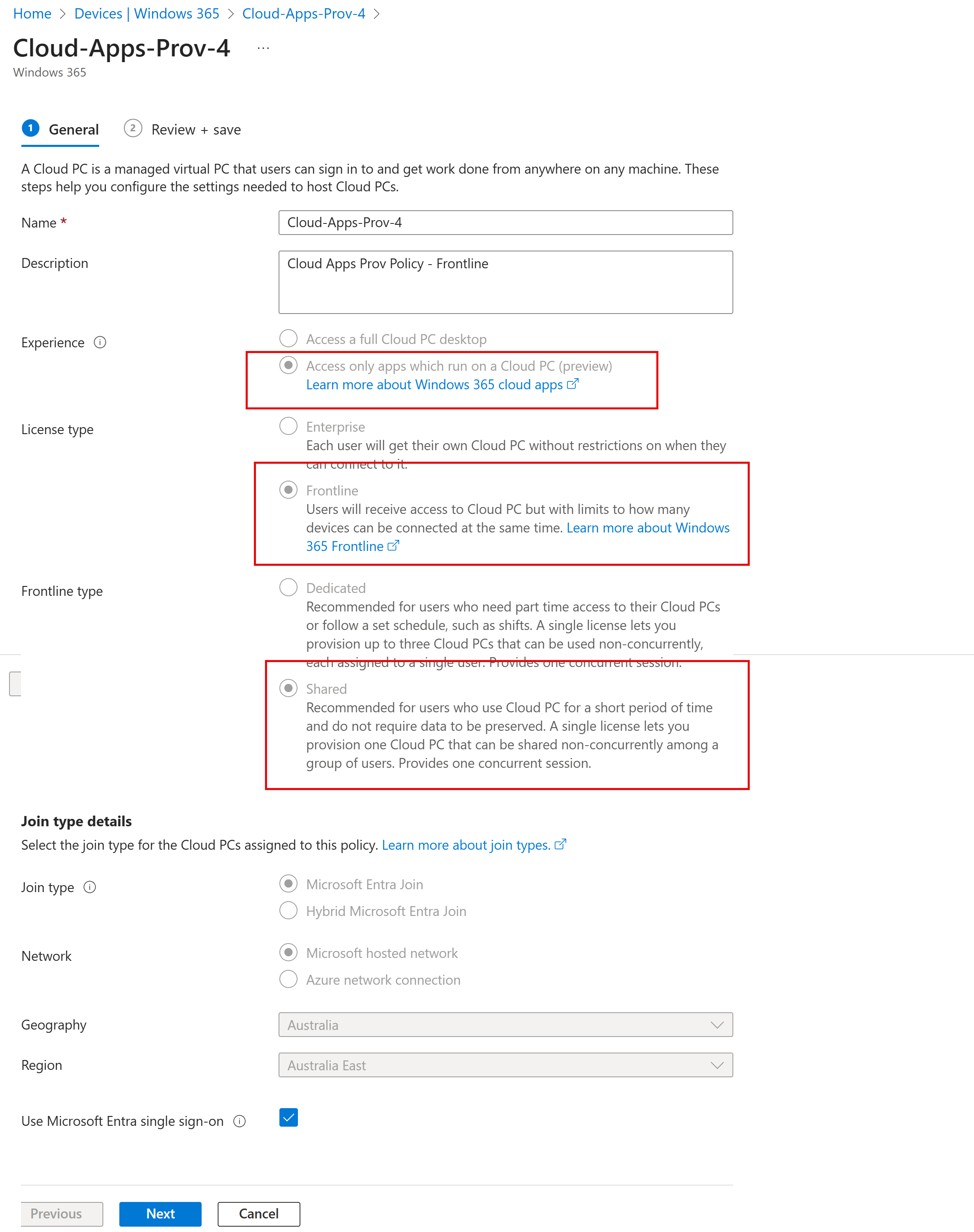 Windows 365 Cloud Apps – Provisioning Policy – PowerShell (Graph Rest ...